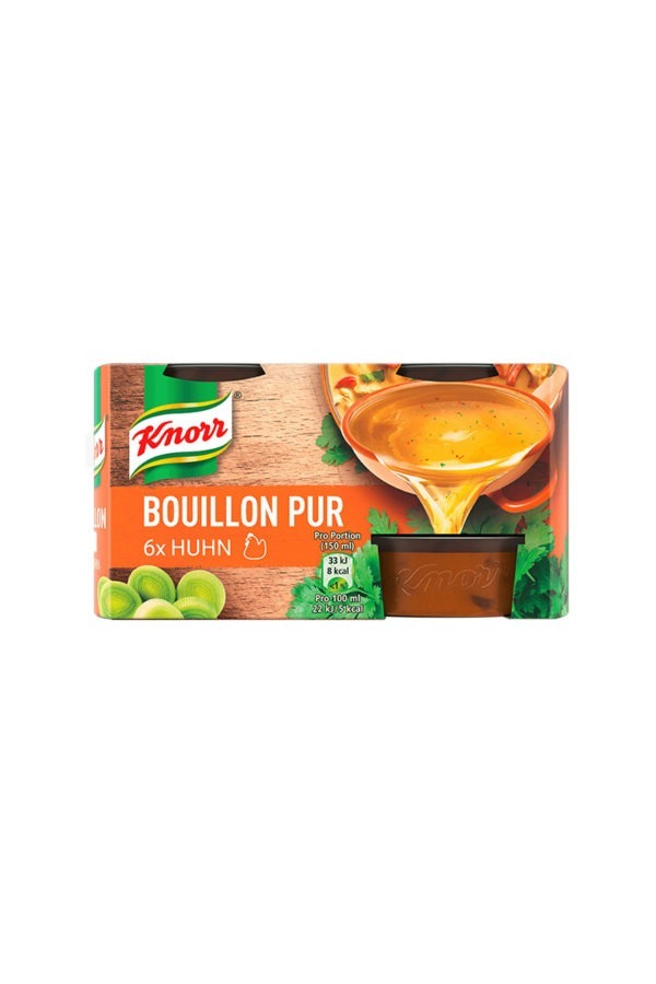 Bulion concentrat de pui Knorr 6x28 grame - Total Blue