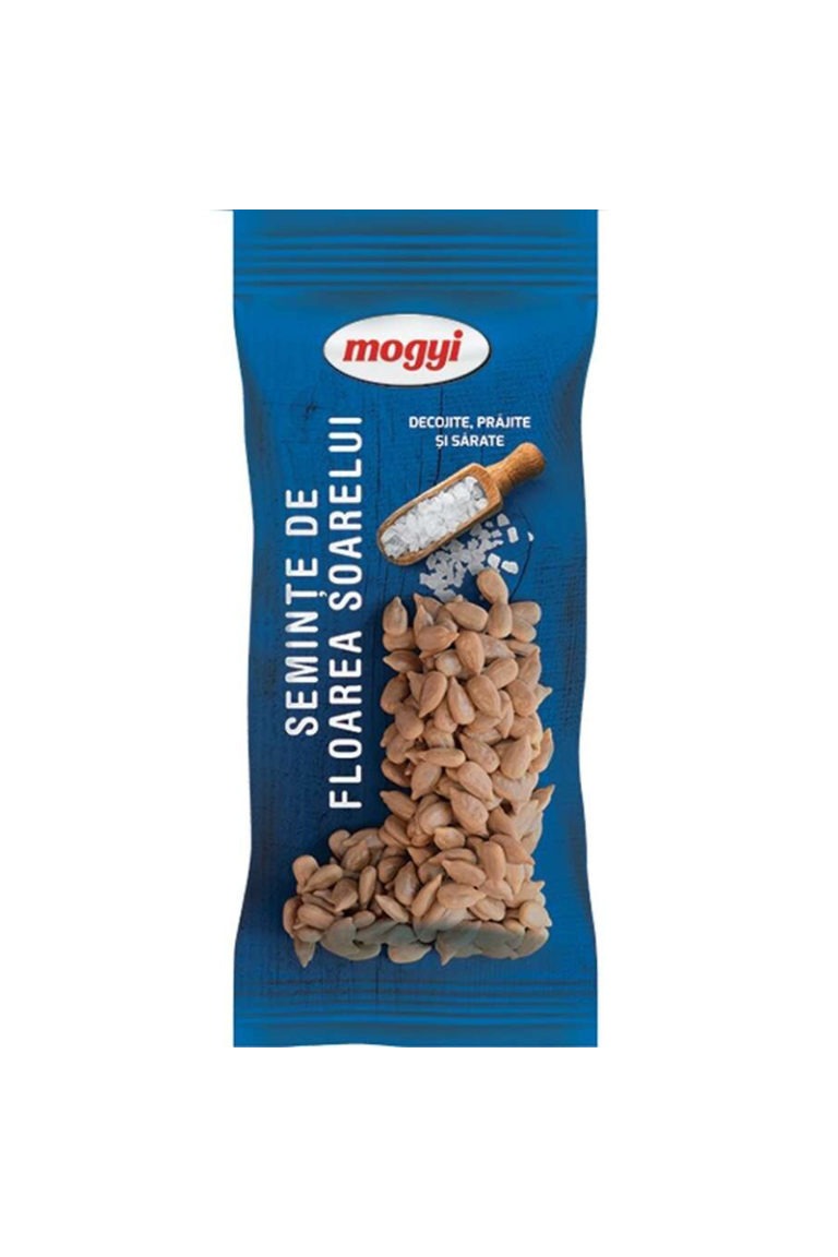 Seminte de floarea soarelui decojite, prajite si sarate Mogyi 100 g ...