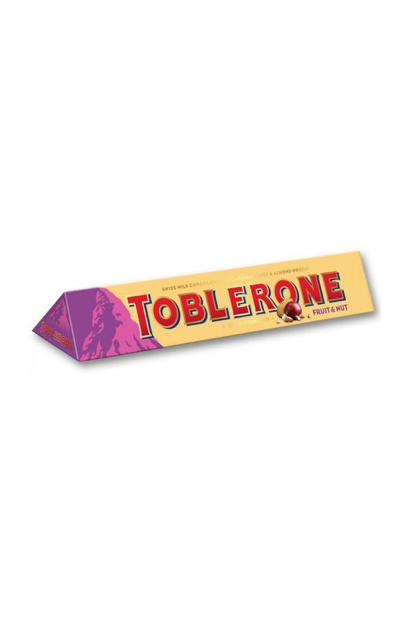 Toblerone Ciocolata cu lapte, stafide, nugat, miere si migdale 100g ...