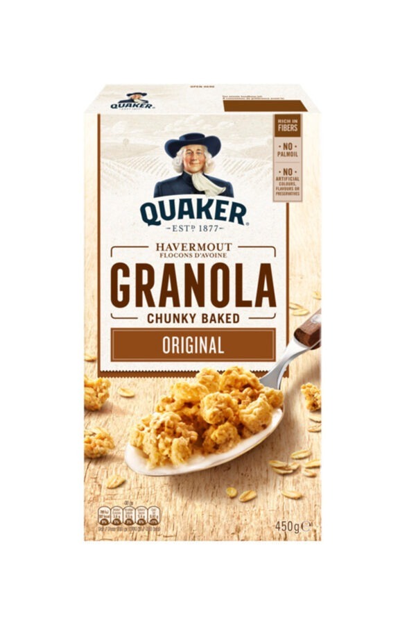 Quaker Natural Granola cereale cu fulgi de ovaz din Olanda