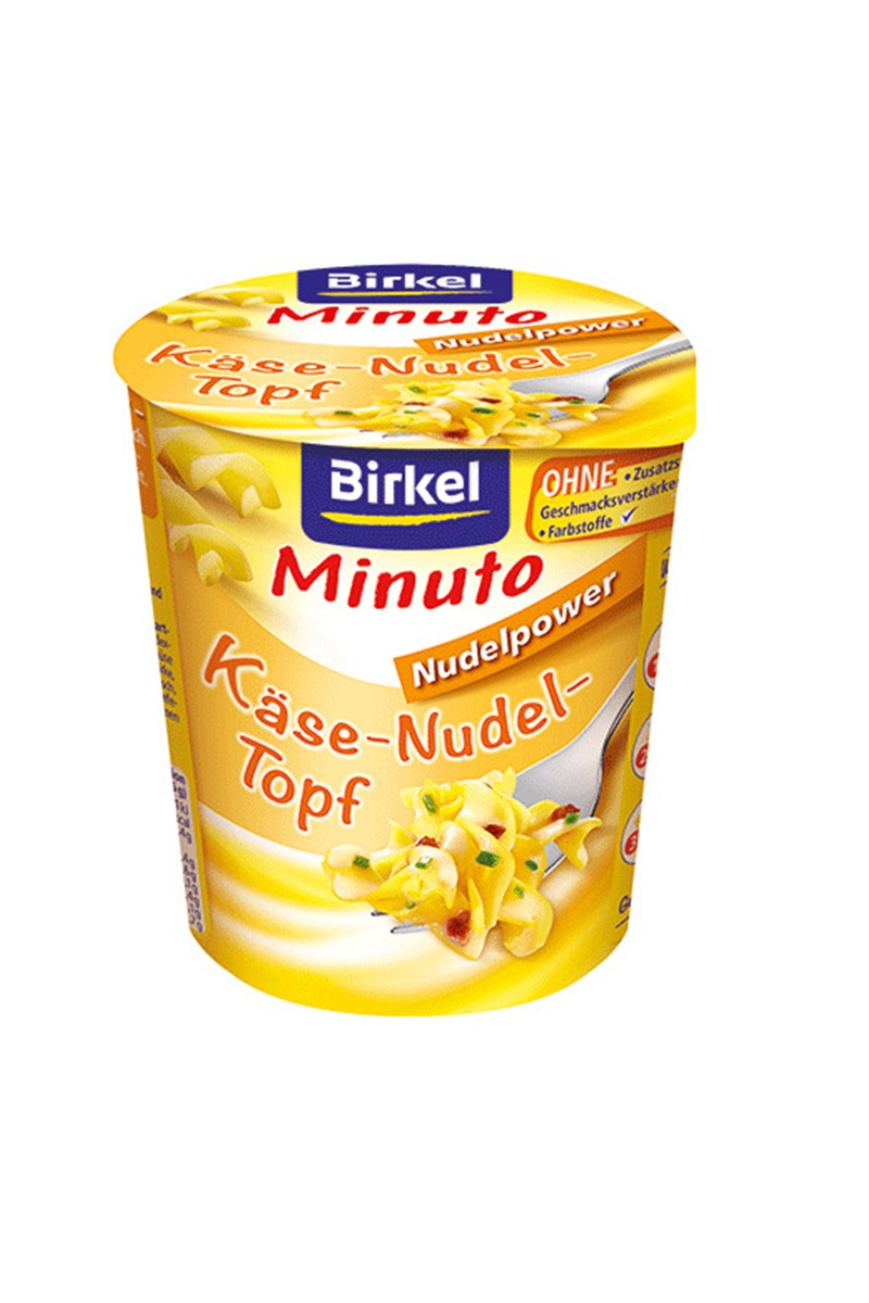 Birkel Minuto Noodles in sos cremos de branza cu bacon, 70 g import ...