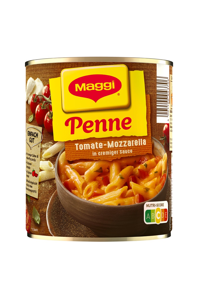 MAGGI Penne in sos de rosii cu mozzarella 800g - Total Blue