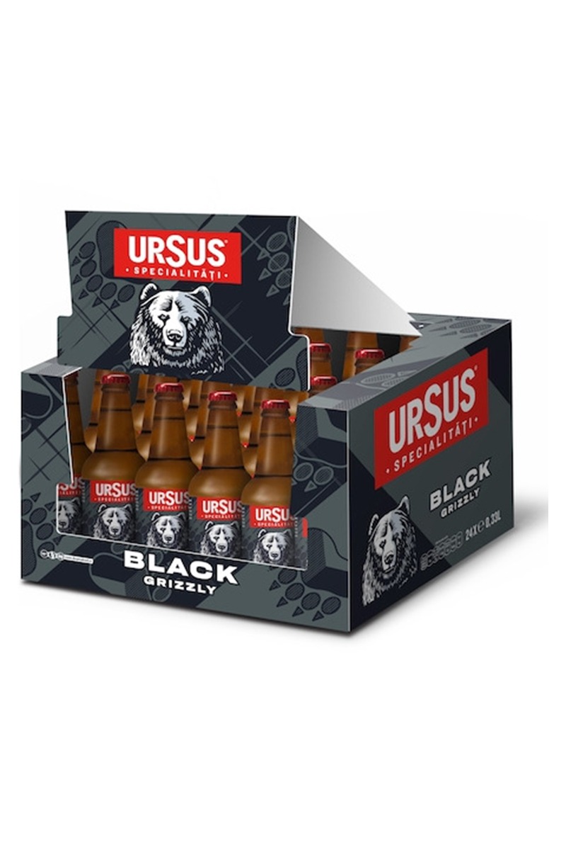 Ursus black Grizzly 6%, 330ml, sticla - Total Blue
